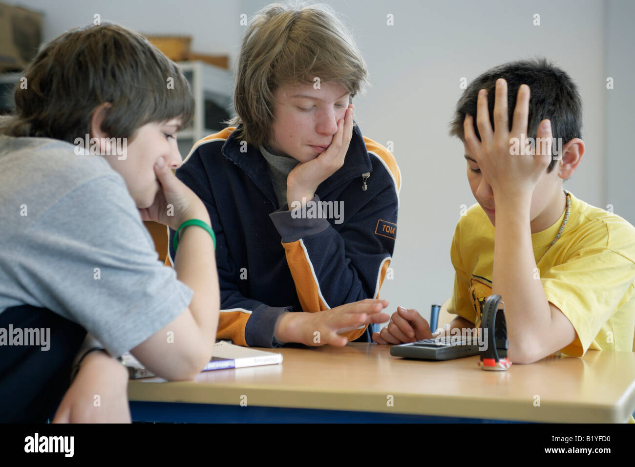 classroom scene at a German secondary school Stock Photo - Alamy