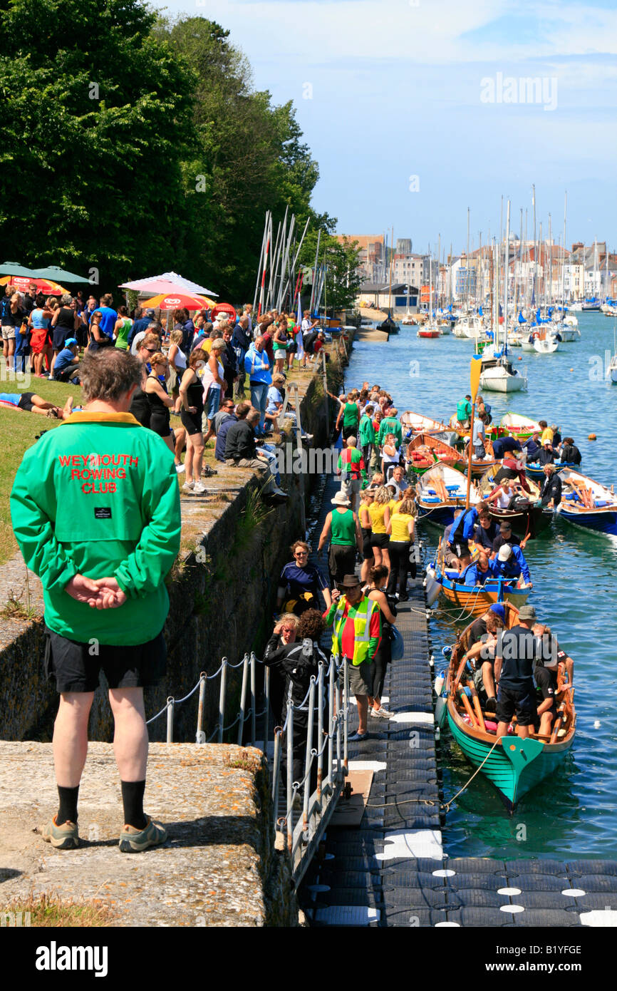 Gig rowing boat hi-res stock photography and images - Alamy