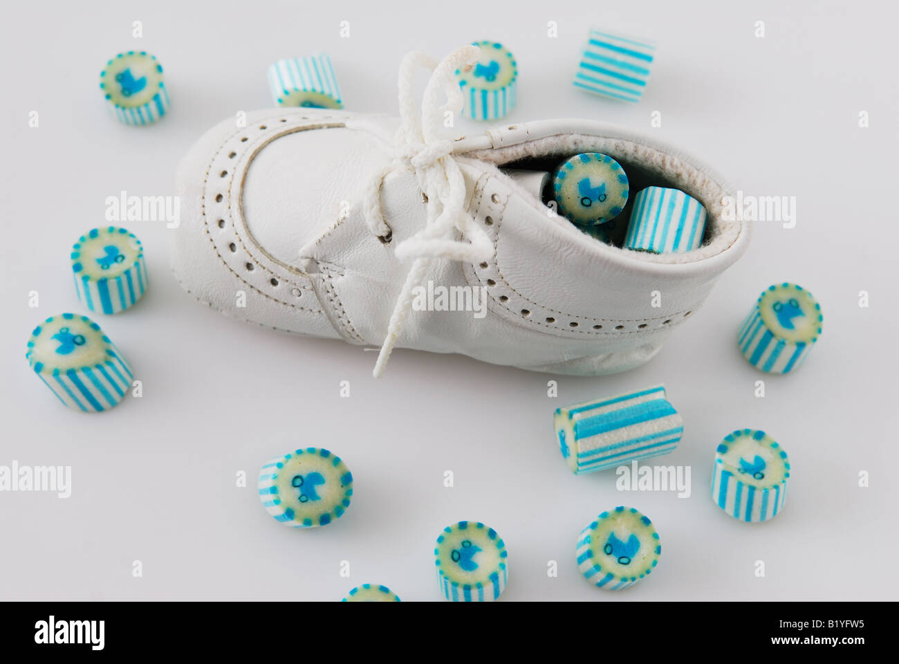 new born baby shoe Stock Photo - Alamy