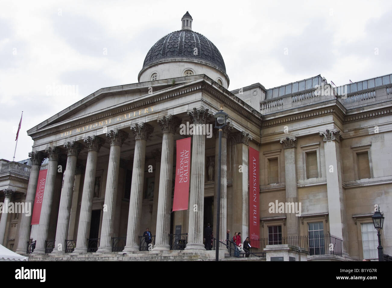 National Portrait Gallery, Trafalgar Square, London England Stock Photo ...