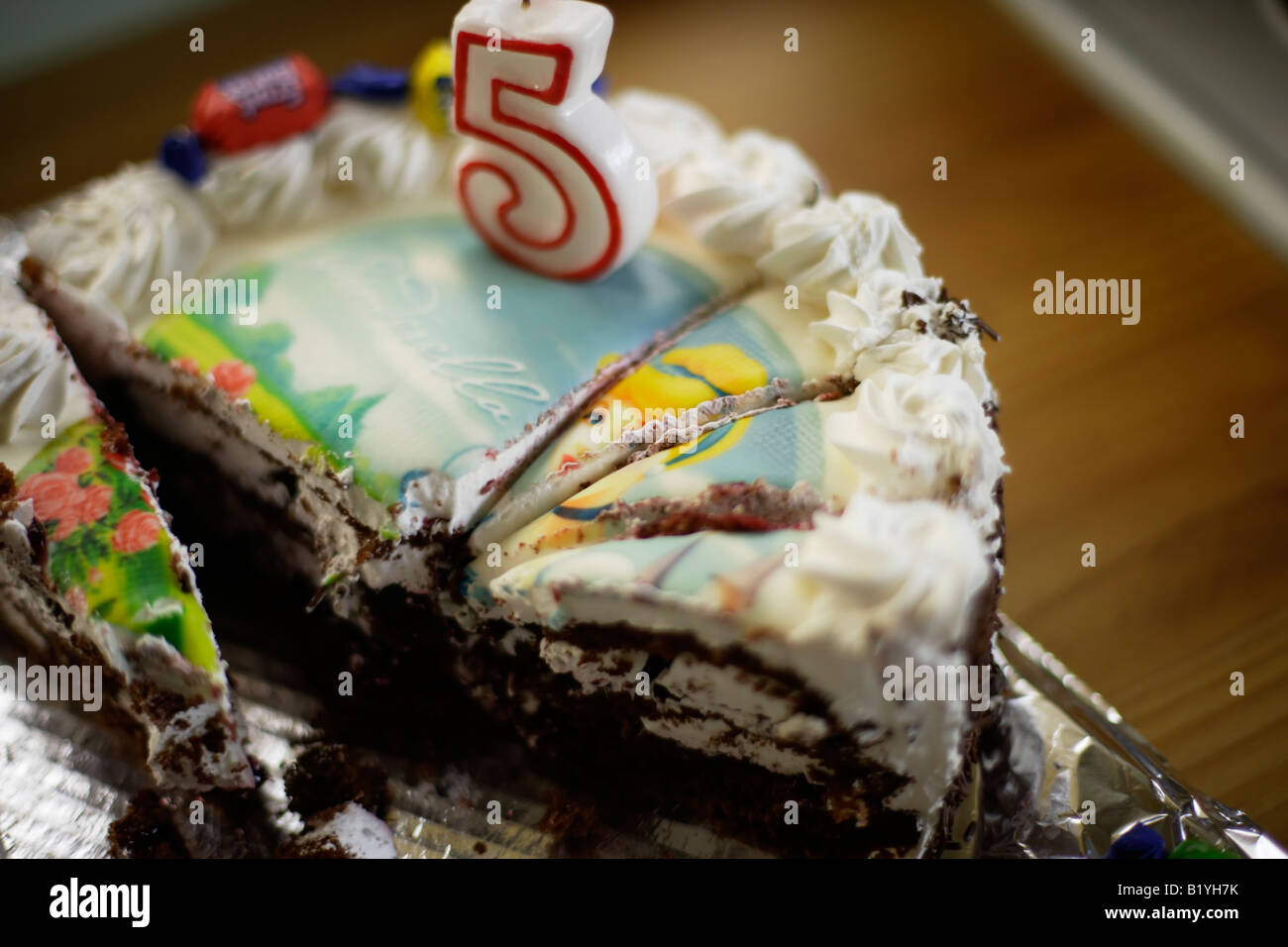 5th birthday cake hi-res stock photography and images - Alamy