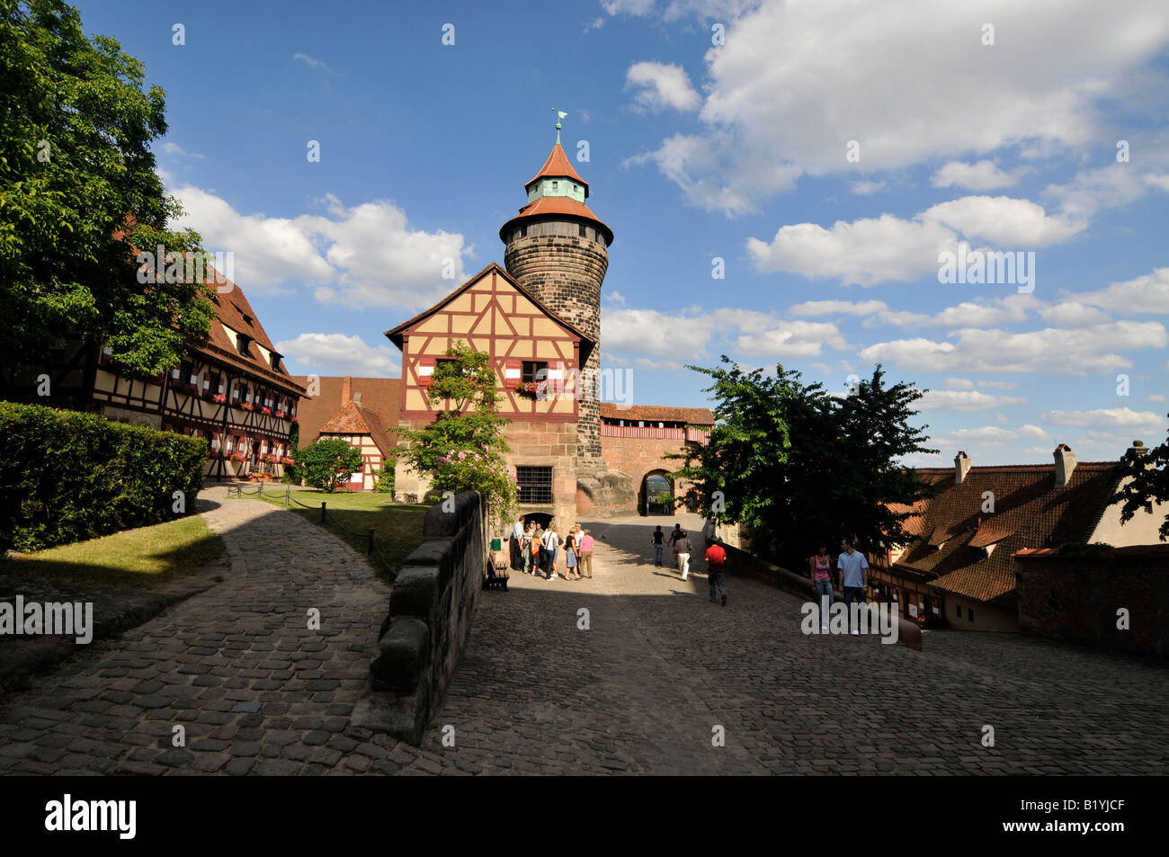 The 13th century round Sinwell Tower standing 385 meters high within ...