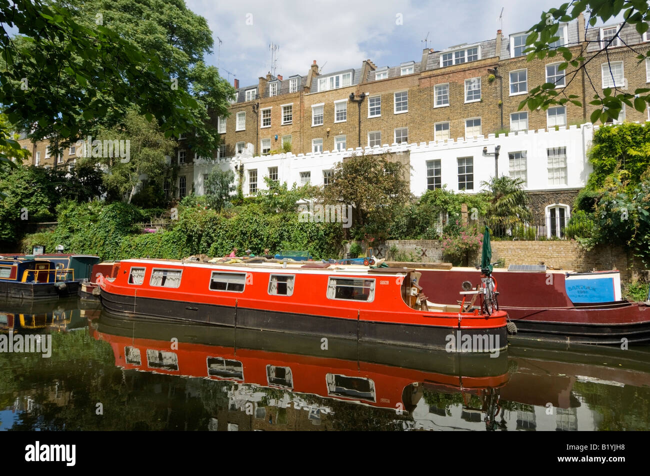 Regent s Canal Islington London N1 between Colebrook Row and Danbury ...