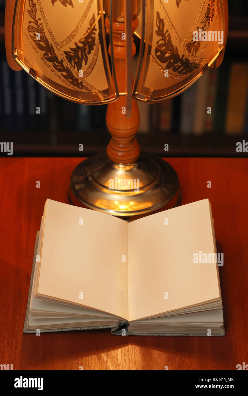 Reading a book under a lamp hi-res stock photography and images - Alamy