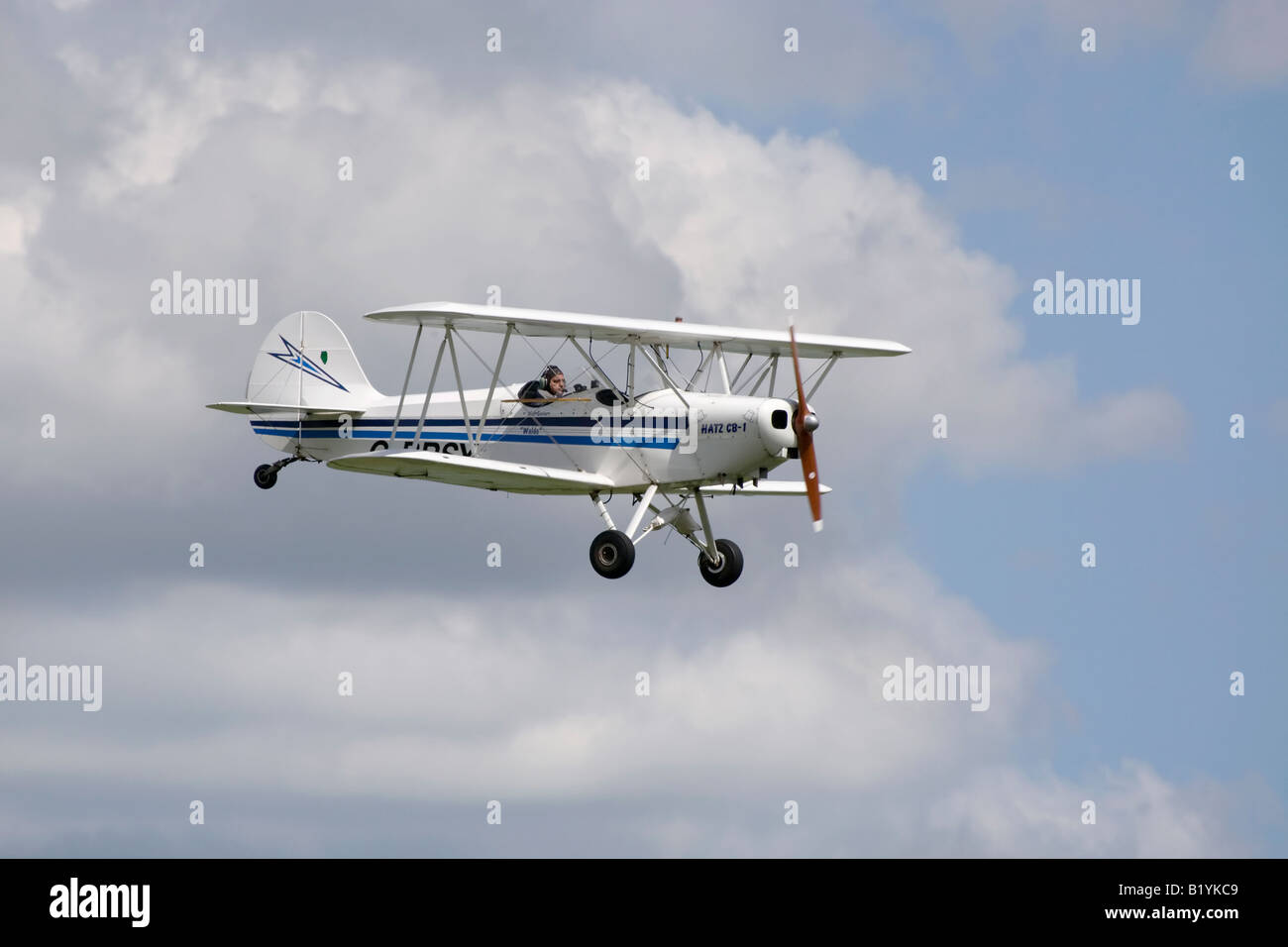 A Hatz CB1 biplane Stock Photo - Alamy