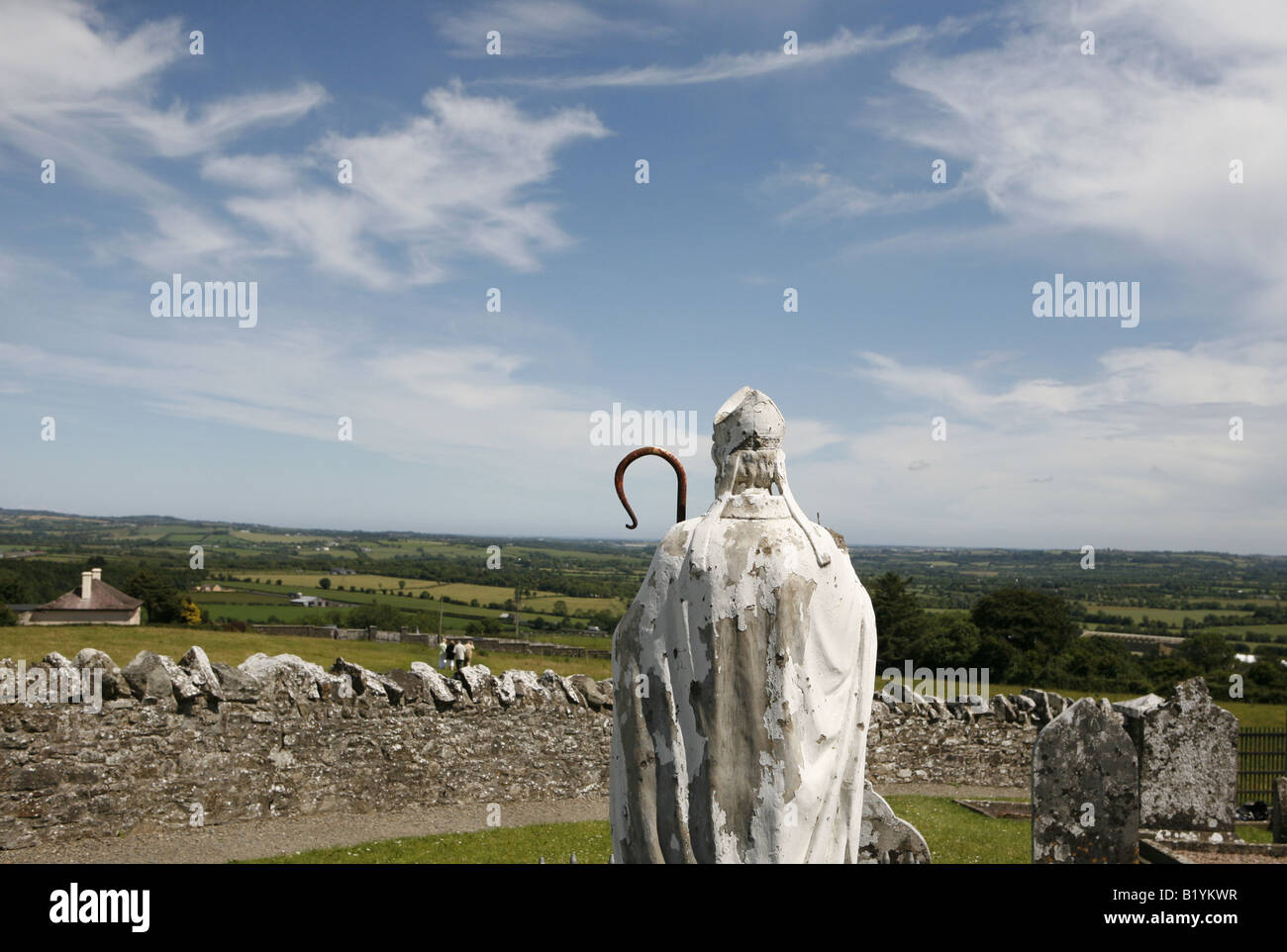 St Patrick statue, Slane Hill Co Meath, Ireland, Eire. Connected with ...