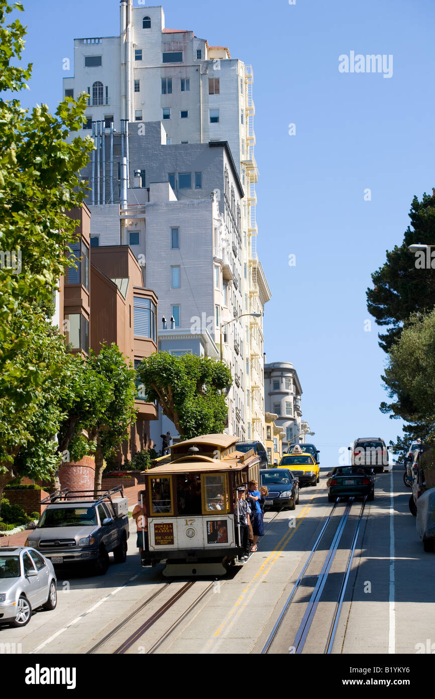 San Francisco cable car Stock Photo - Alamy