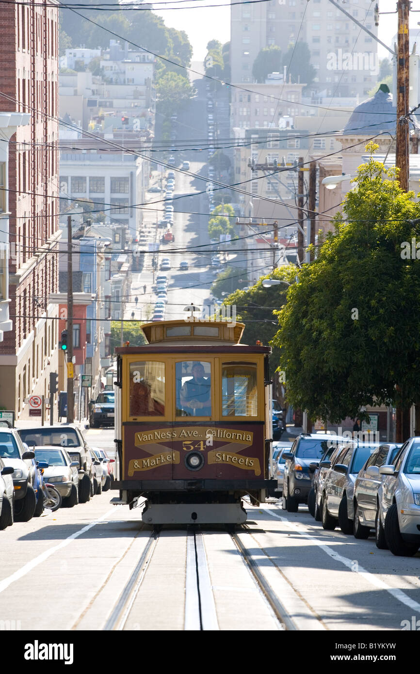 San Francisco cable car Stock Photo - Alamy