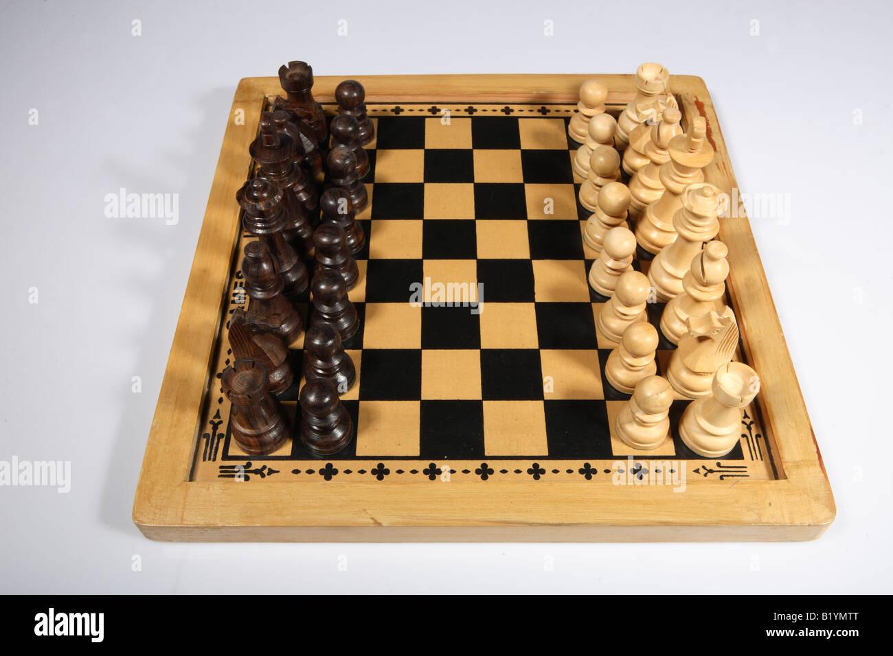 chess board with coins Stock Photo - Alamy