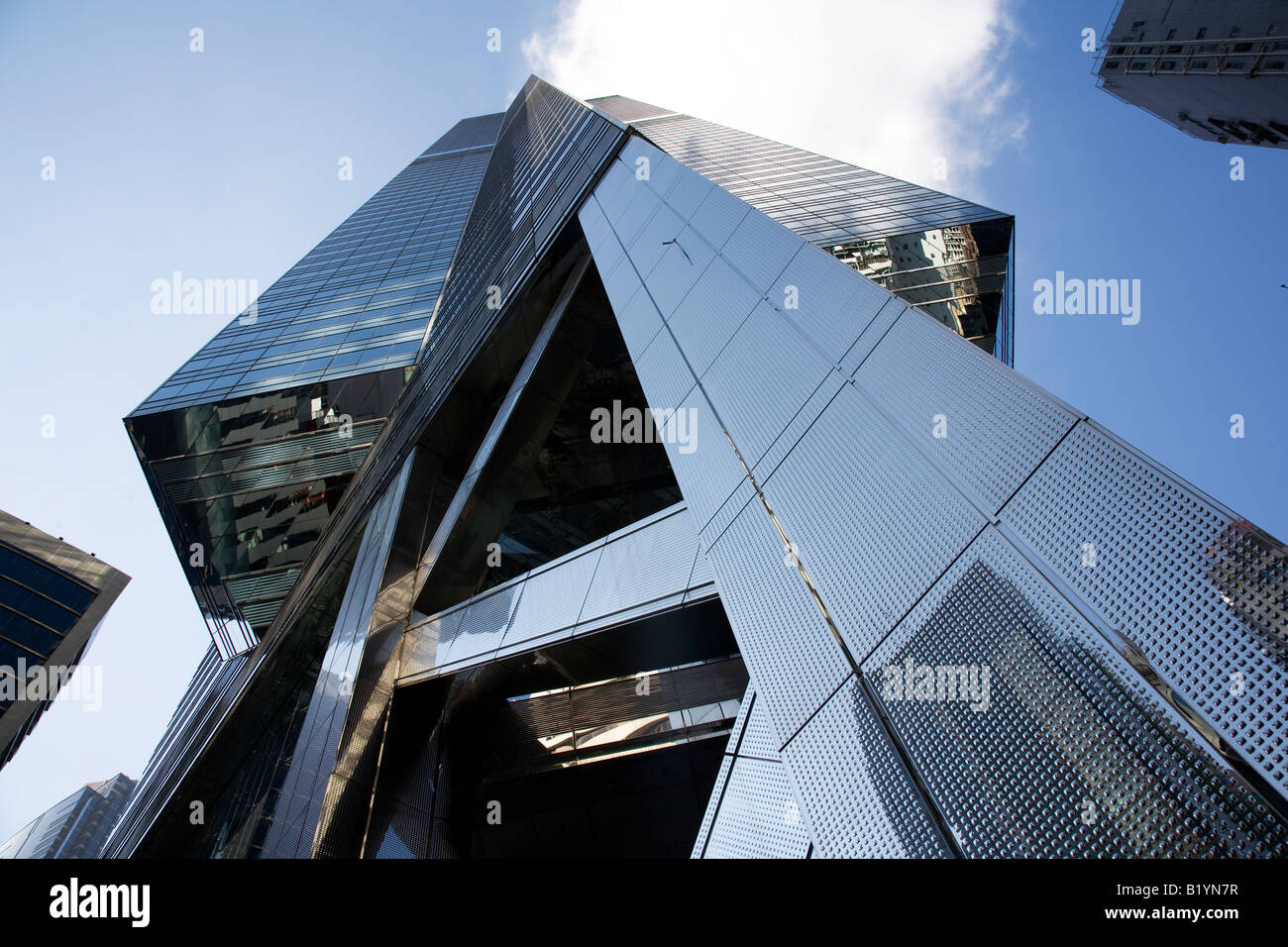 The centre a Hong Kong skyscraper Stock Photo - Alamy