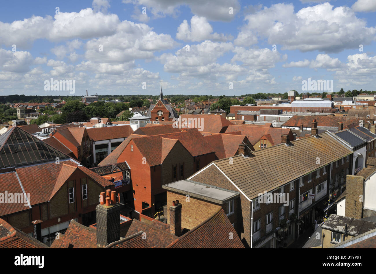 St albans aerial hi-res stock photography and images - Alamy