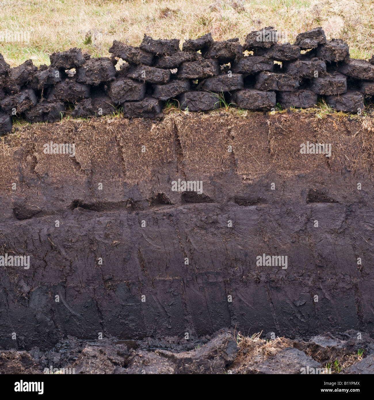 Peat cutting in scotland hi-res stock photography and images - Alamy