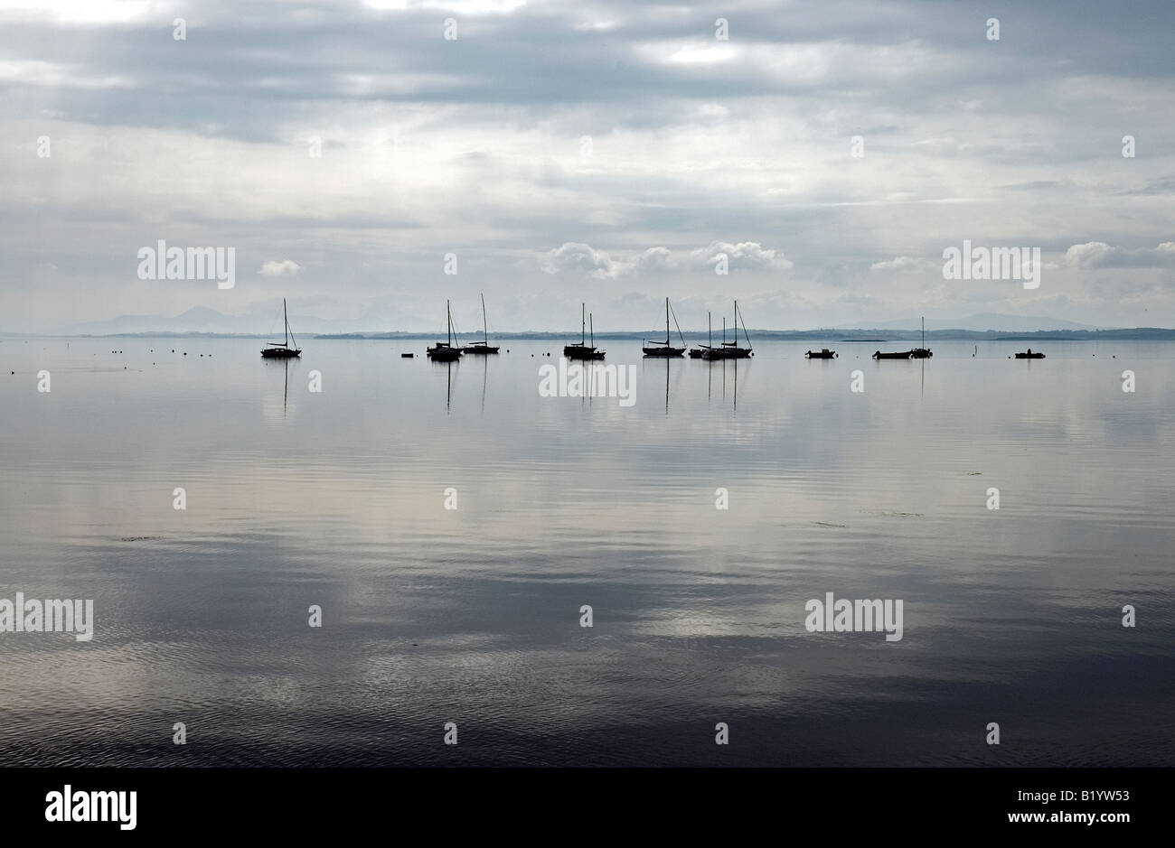 Moorings of Kircubbin Strangford Lough Northern Ireland Stock Photo - Alamy