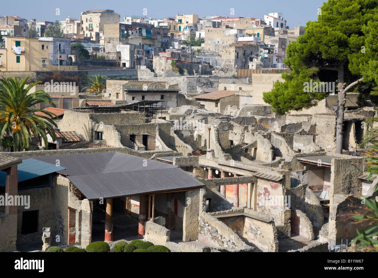 Herculaneum excavations hi-res stock photography and images - Alamy