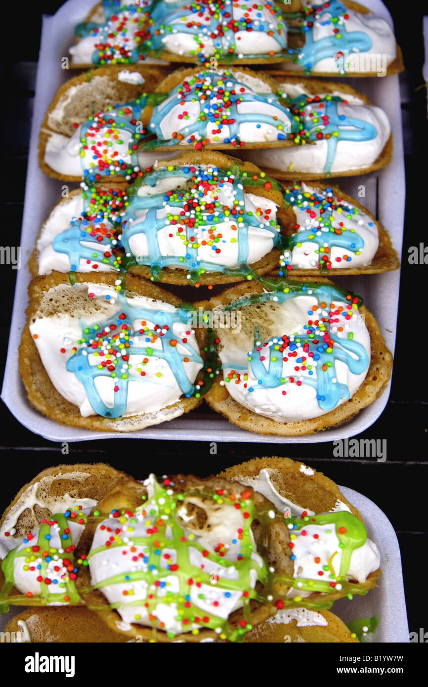 Colourful Asian cakes Stock Photo - Alamy