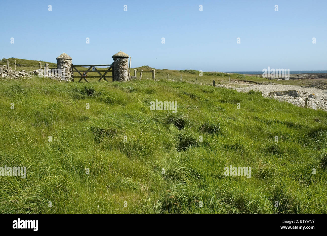 Traditional Gate Posts Ballyquintin Point Strangford Lough Area of ...