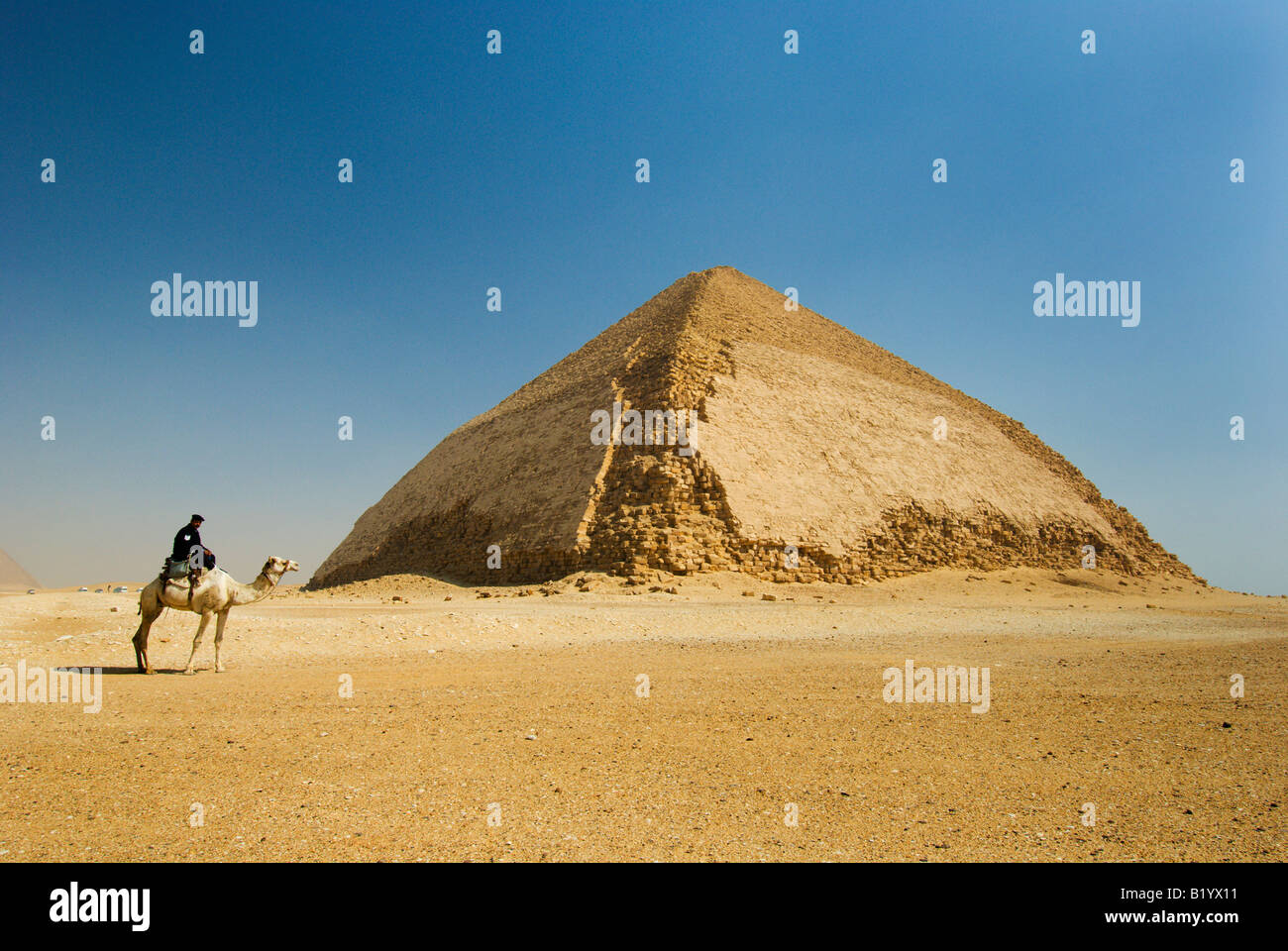 The Bent Pyramid of Snefru near Dashur Egypt Stock Photo - Alamy