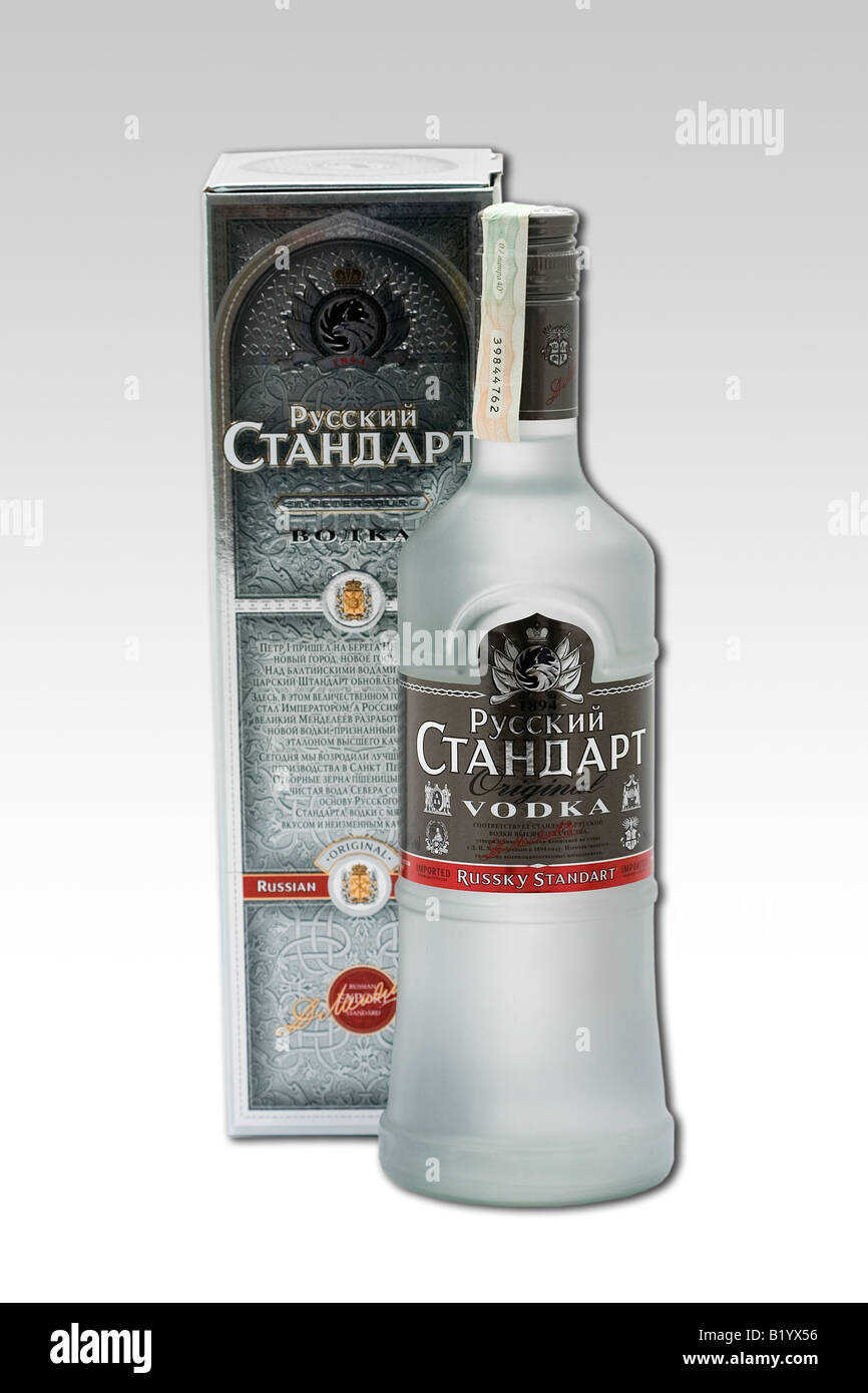 Russian standart vodka hi-res stock photography and images - Alamy