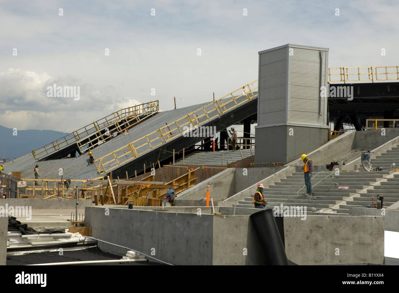 Vancouver Convention Center under new construction Stock Photo - Alamy