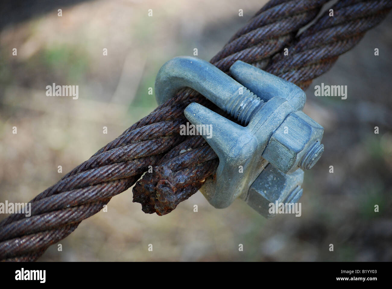Old Steel Wire Rope Stock Photos & Old Steel Wire Rope Stock Images - Alamy