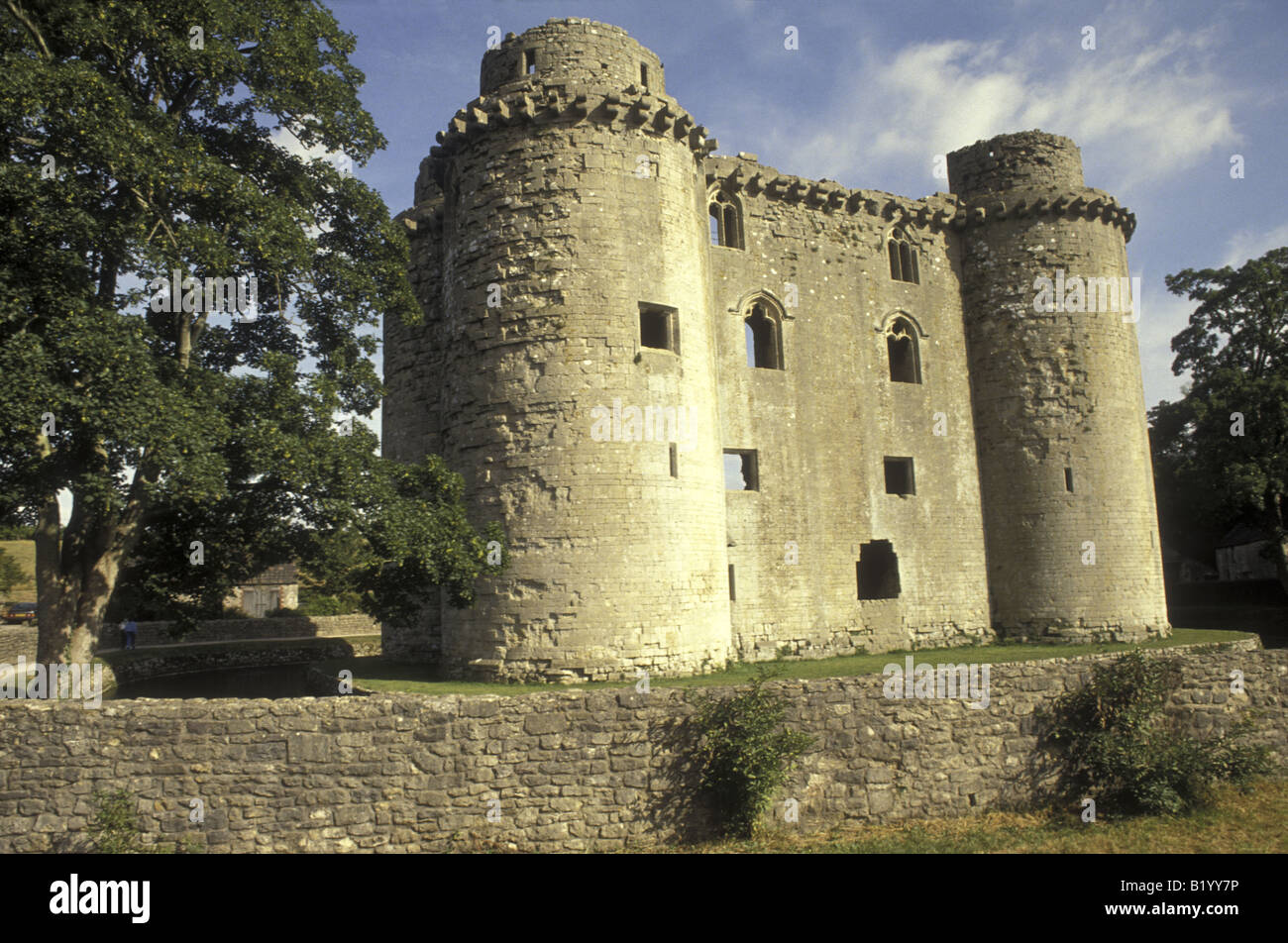 Nunney Castle, Somerset, England Stock Photo - Alamy