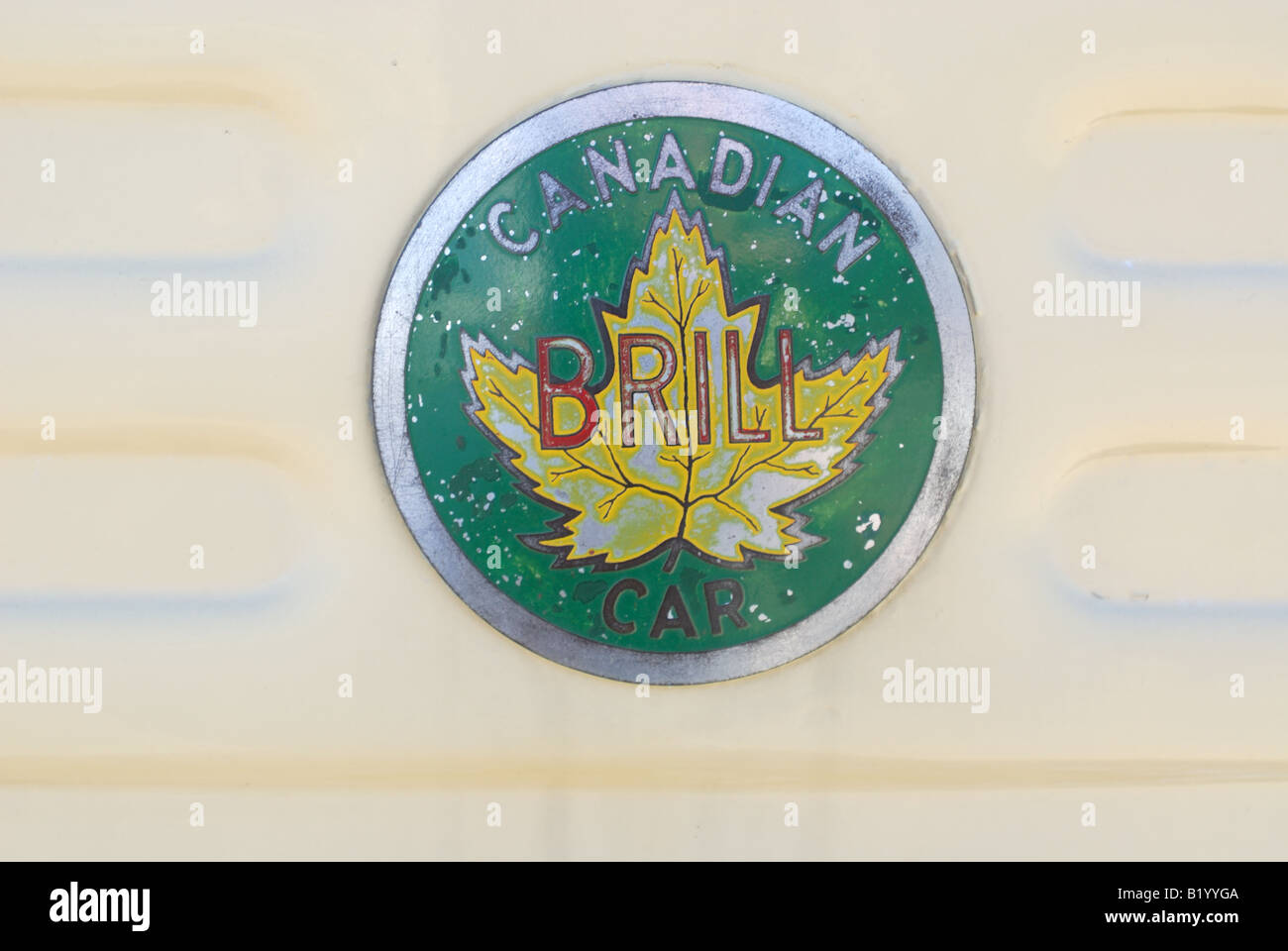 Canadian Brill Car Nameplate Stock Photo - Alamy