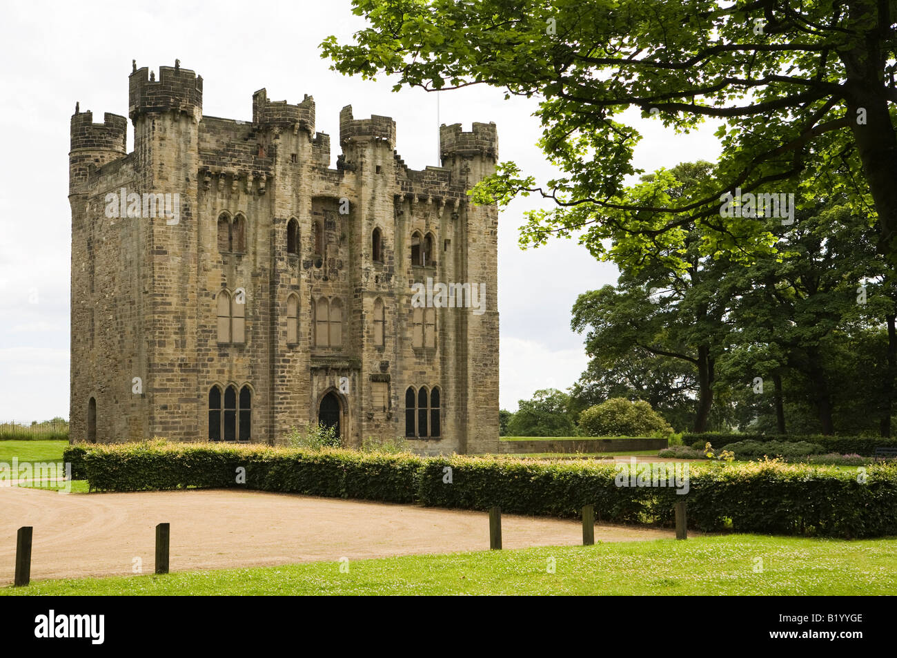 UK Wearside Sunderland Hylton Castle Stock Photo - Alamy