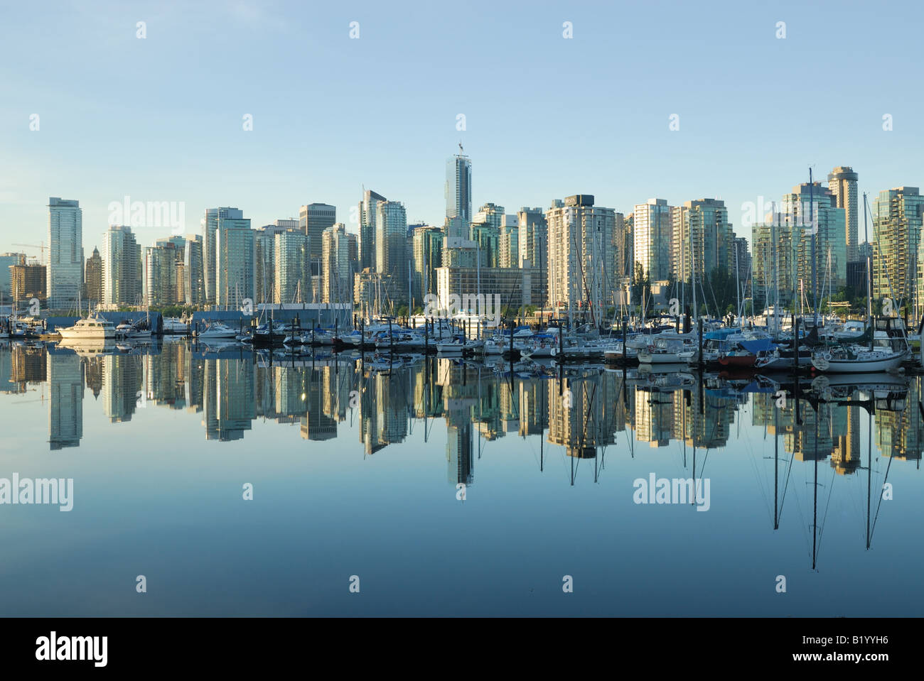 Vancouver City Skyline Stock Photo - Alamy