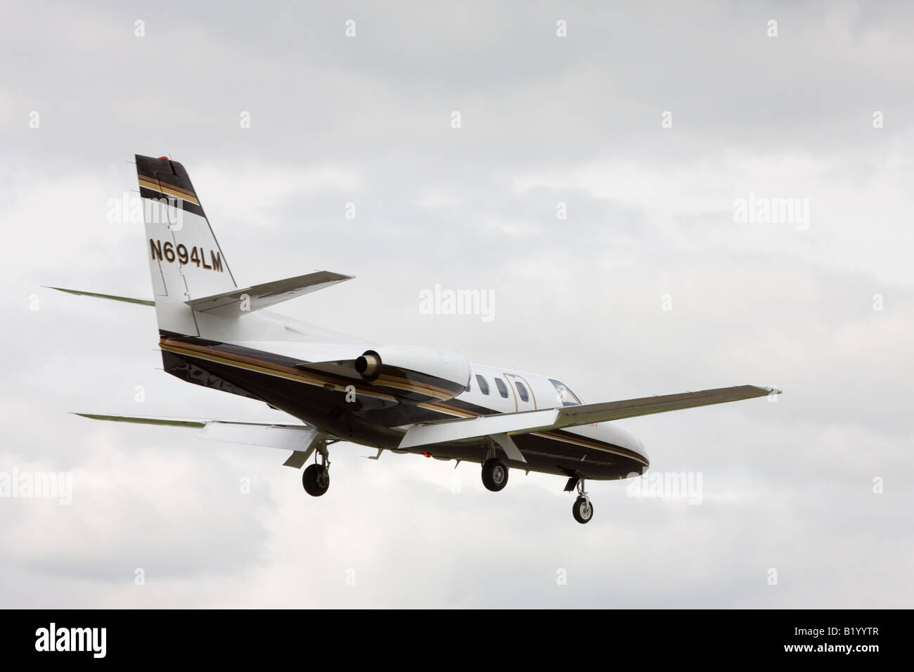 Cessna 501 Citation 1 N694LM 'Patricia V' on final approach to land at ...