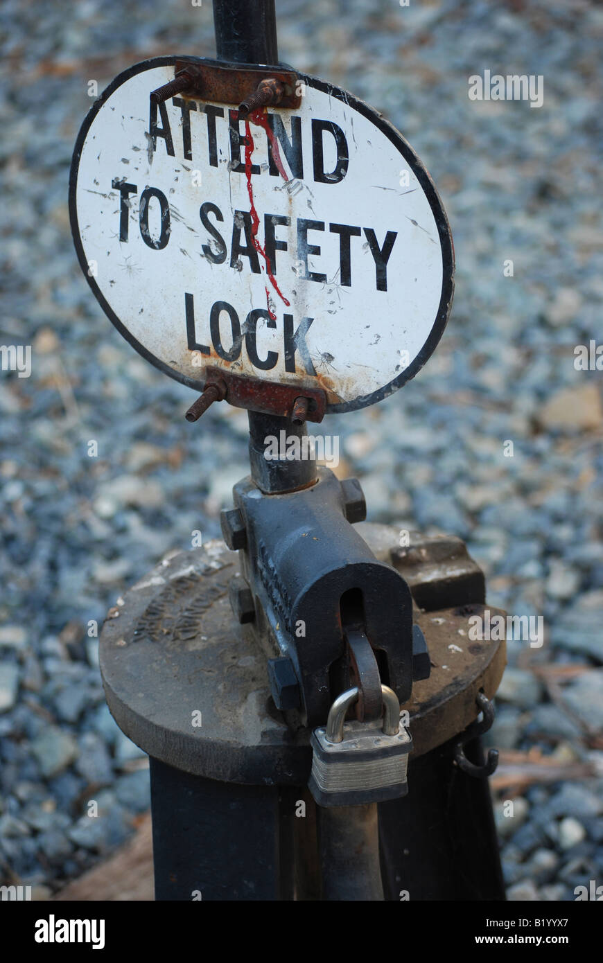 Railroad switch hi-res stock photography and images - Alamy