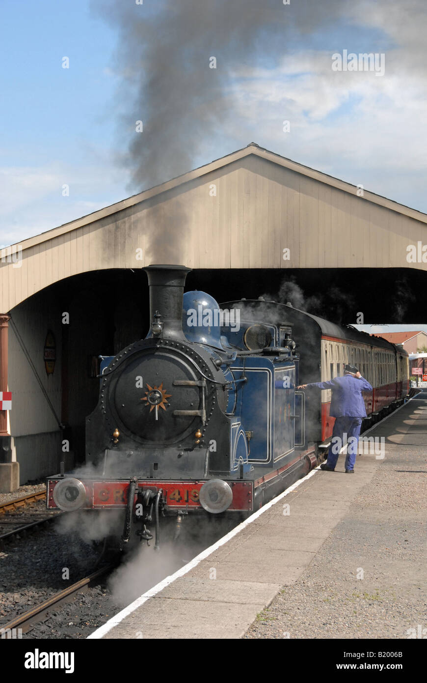 Caledonian Railway No. 419 Steam Engine Stock Photo - Alamy