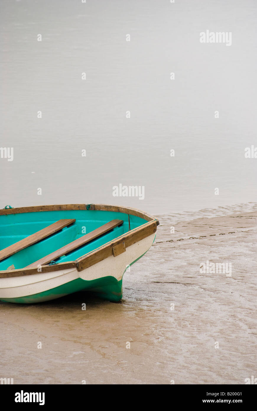 rowing boat on beach Stock Photo - Alamy