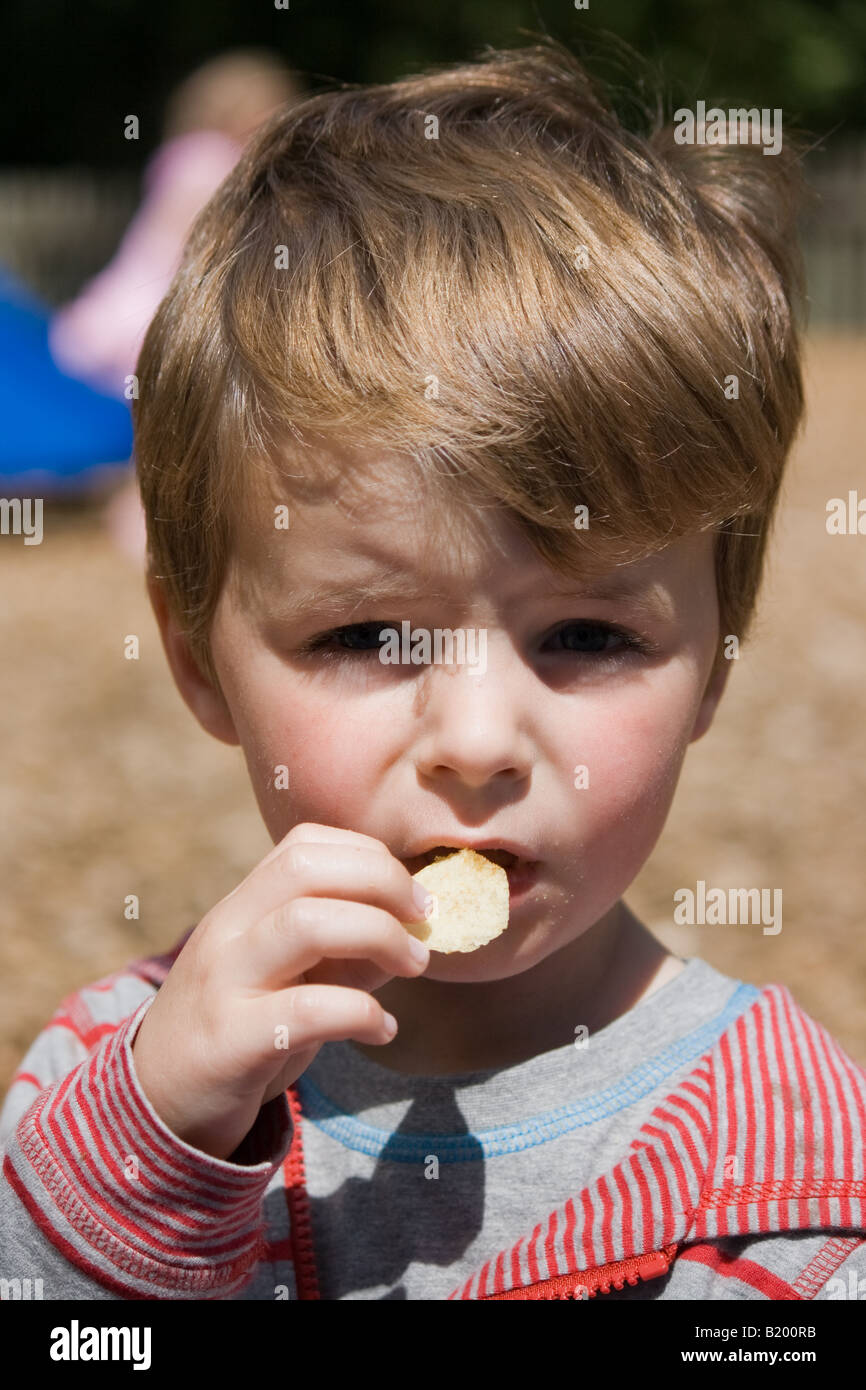 Eating crisp hi-res stock photography and images - Alamy