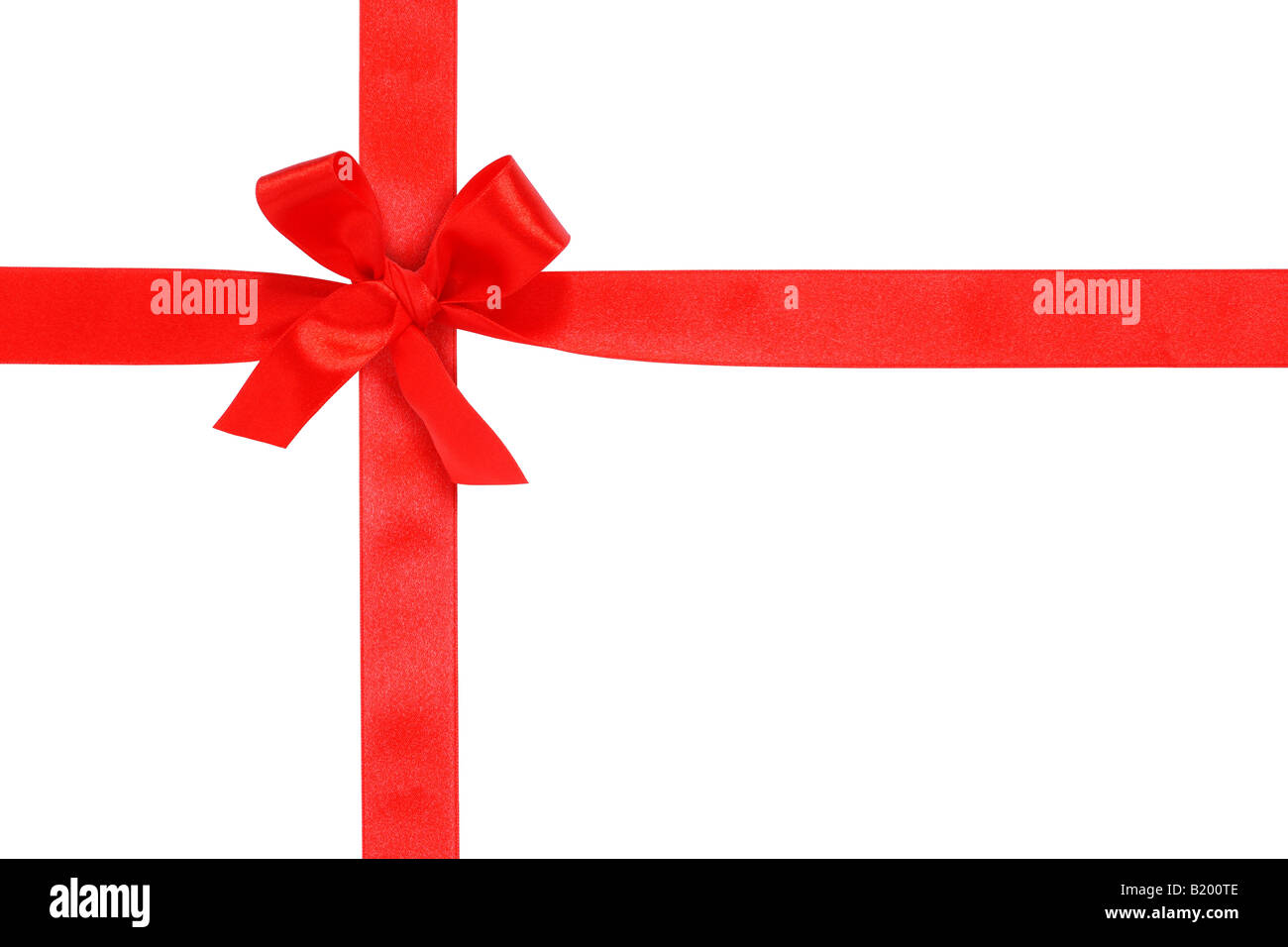 Ribbon with Bow Stock Photo - Alamy