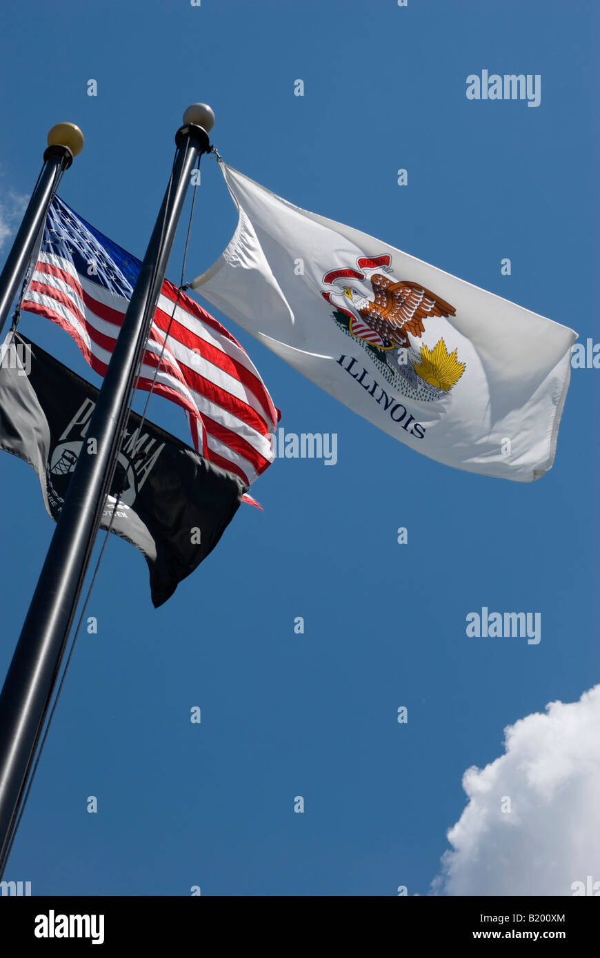 Flags of the united states armed forces hi-res stock photography and ...