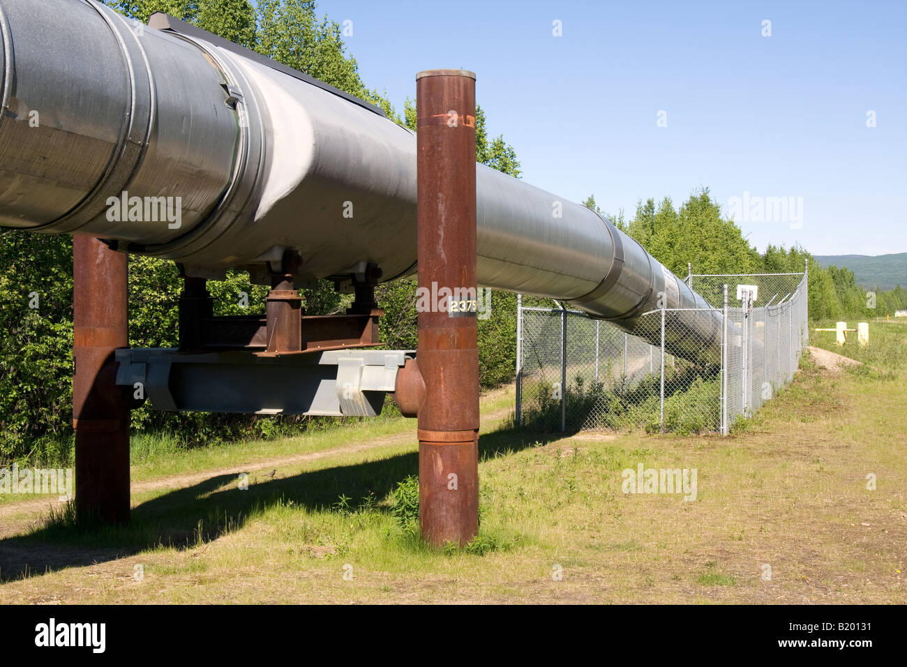 The Trans-Alaska Pipeline System (TAPS) finding it's way through the ...