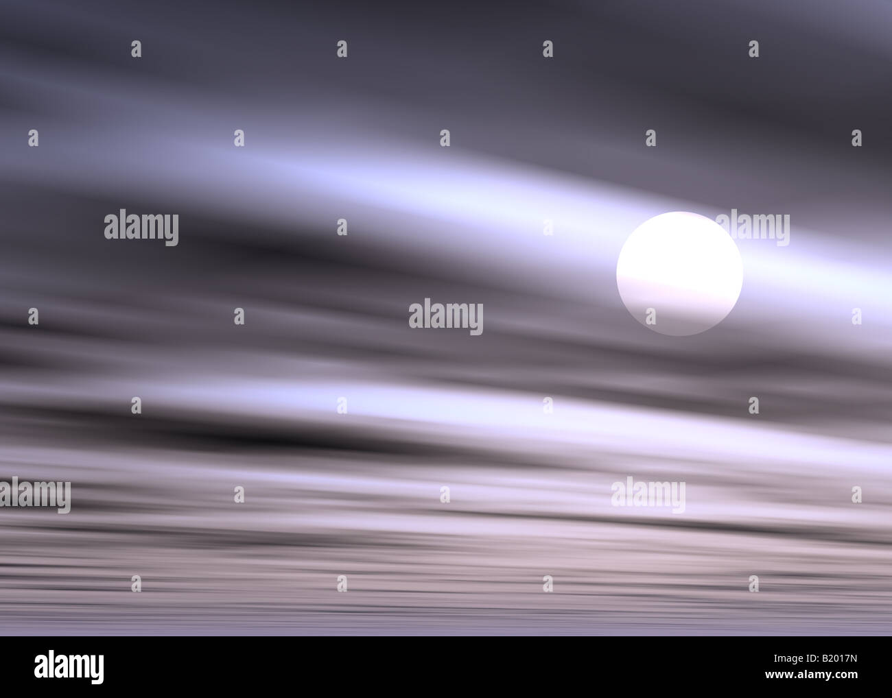 Sunset / sunrise graphic illustration Stock Photo - Alamy