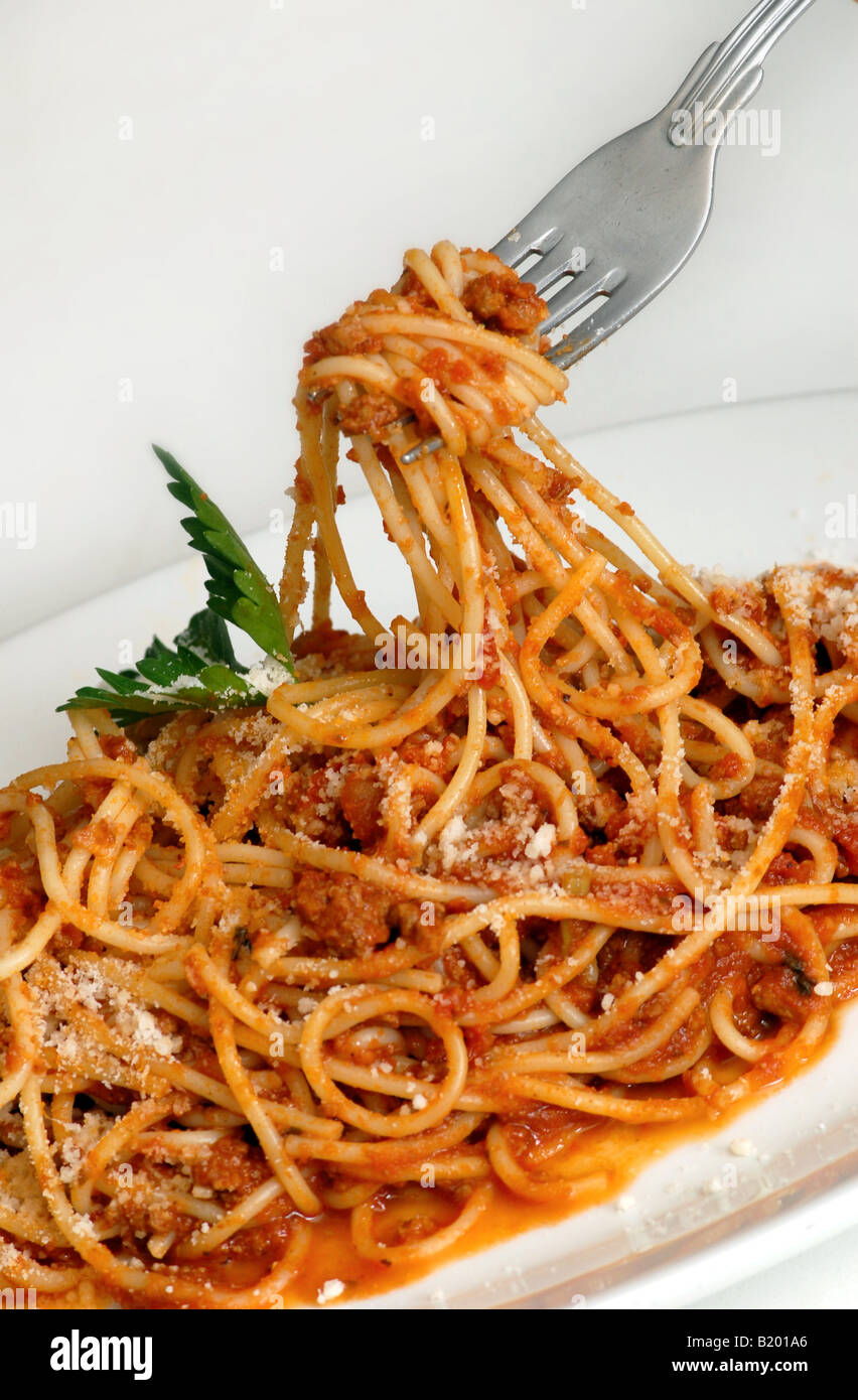 Chef cooking plate spaghetti beef hi-res stock photography and images ...