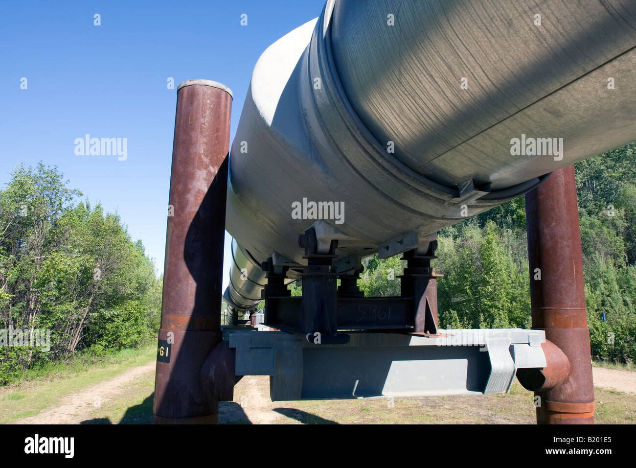The Trans-Alaska Pipeline System (TAPS) finding it's way through the ...