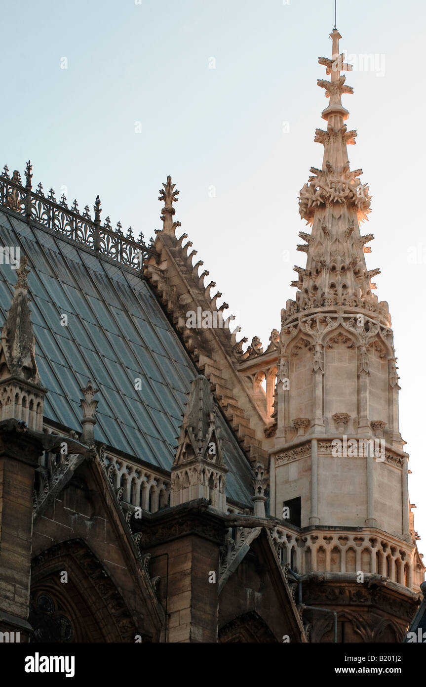 Paris spire cathedral hi-res stock photography and images - Alamy
