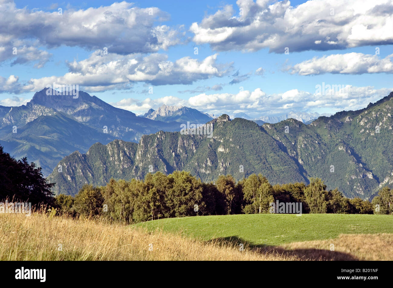landscape the seriana valley Stock Photo - Alamy