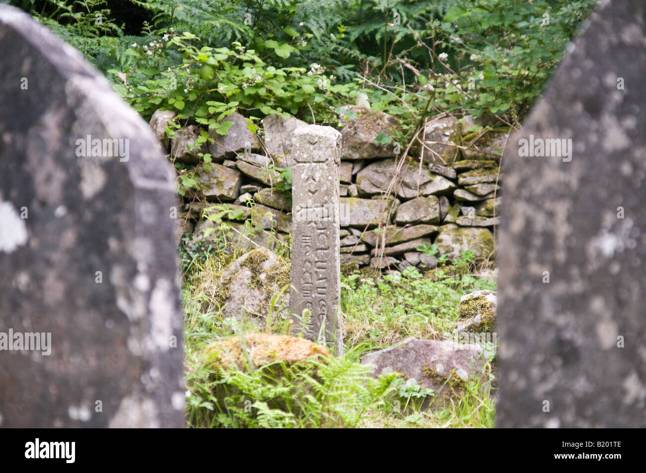 Lugnaedon Stone, the burial place of Lugnaedon, sister of St Patrick ...