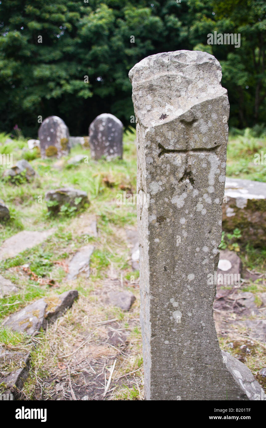 Lugnaedon Stone, the burial place of Lugnaedon, sister of St Patrick ...
