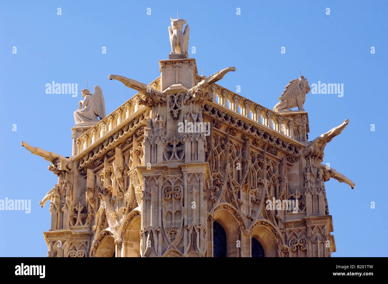 Tour Saint Jacques Tower in Paris Stock Photo - Alamy