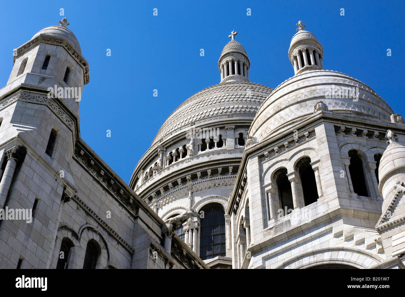 Sacre Coeur cathedral detail, Paris, France Stock Photo - Alamy