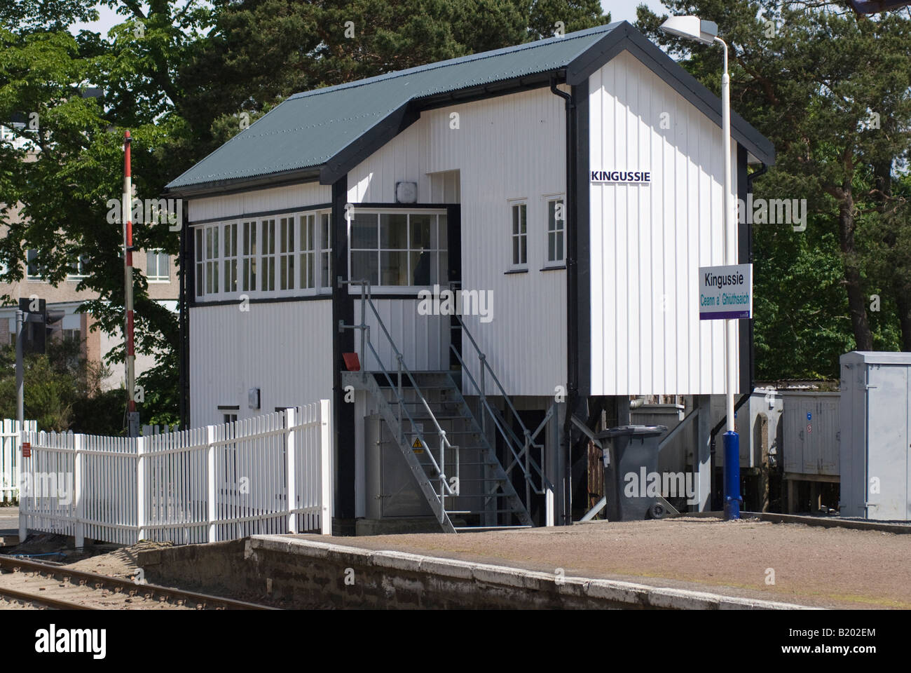 Kingussie Railway Station Stock Photo - Alamy