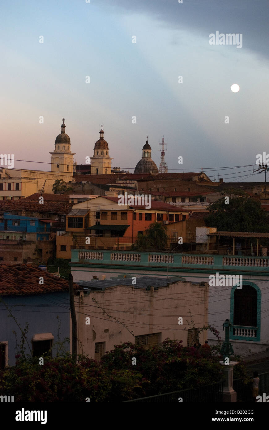 Gloaming in Santiago de Cuba Stock Photo - Alamy