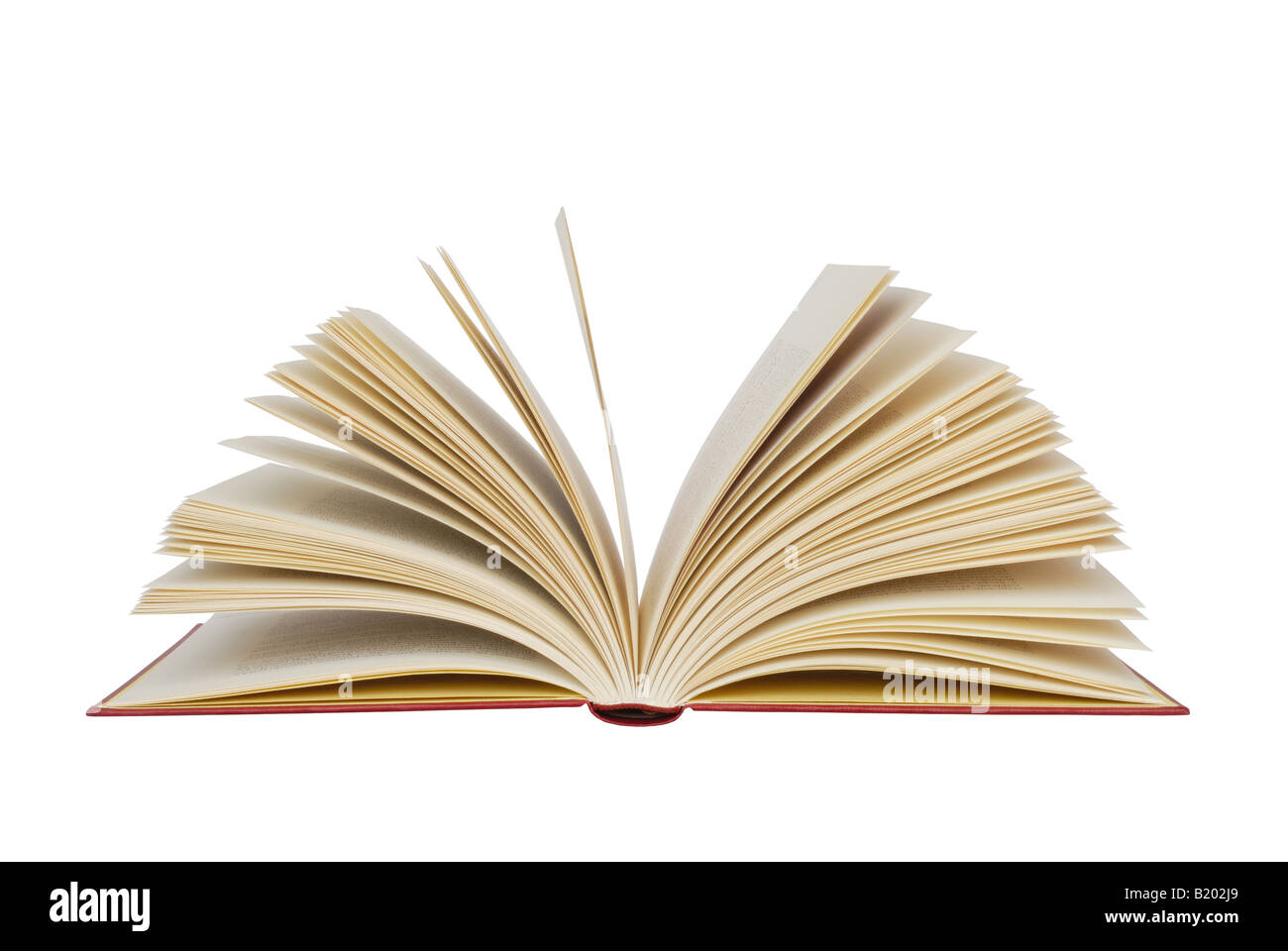 Isolated open book Stock Photo - Alamy