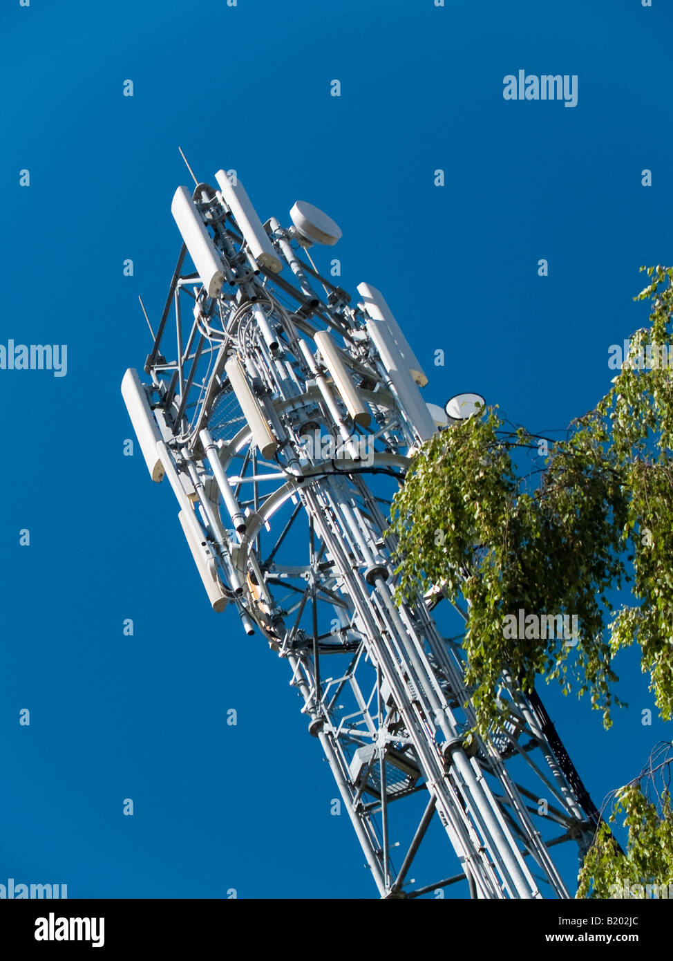 A mobile phone signal tower Stock Photo - Alamy