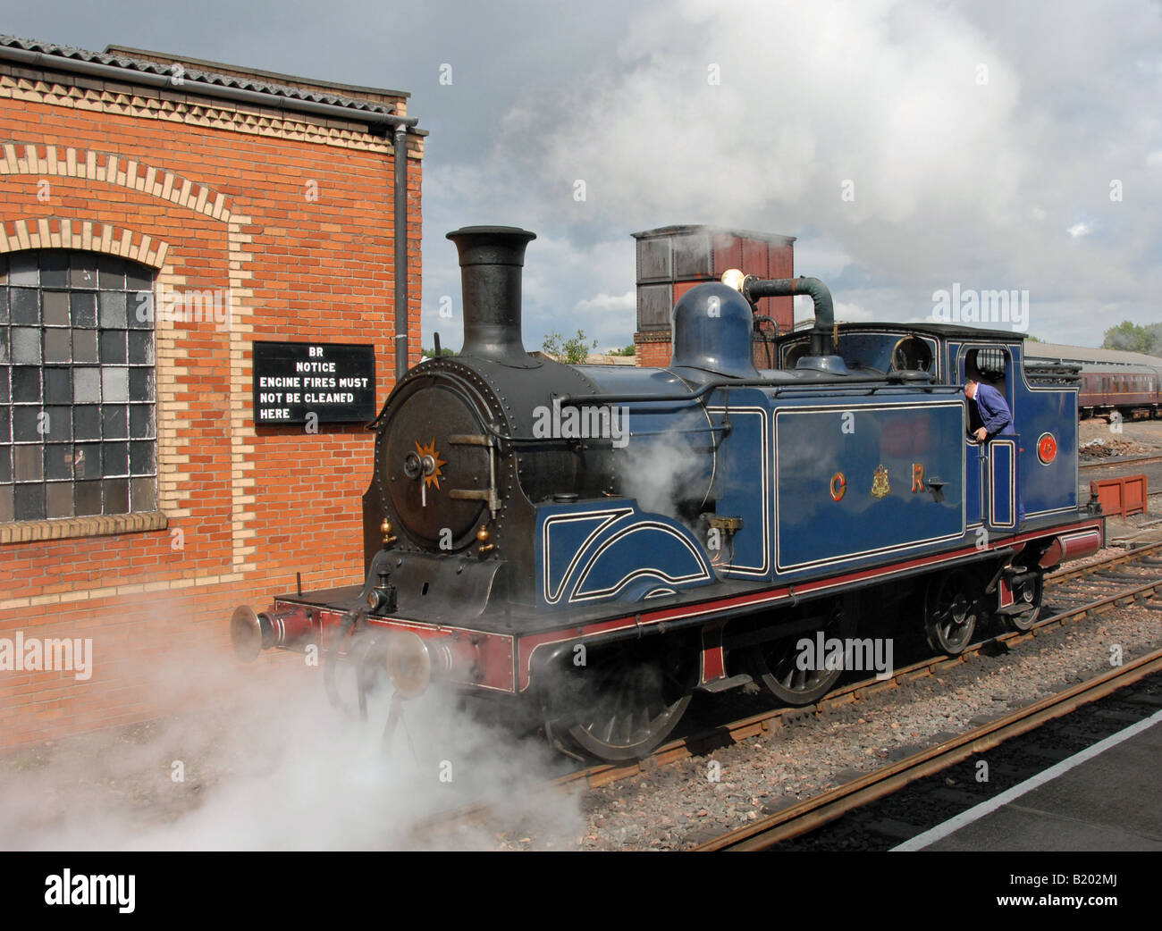 Caledonian Railway No. 419 Steam Engine Stock Photo - Alamy